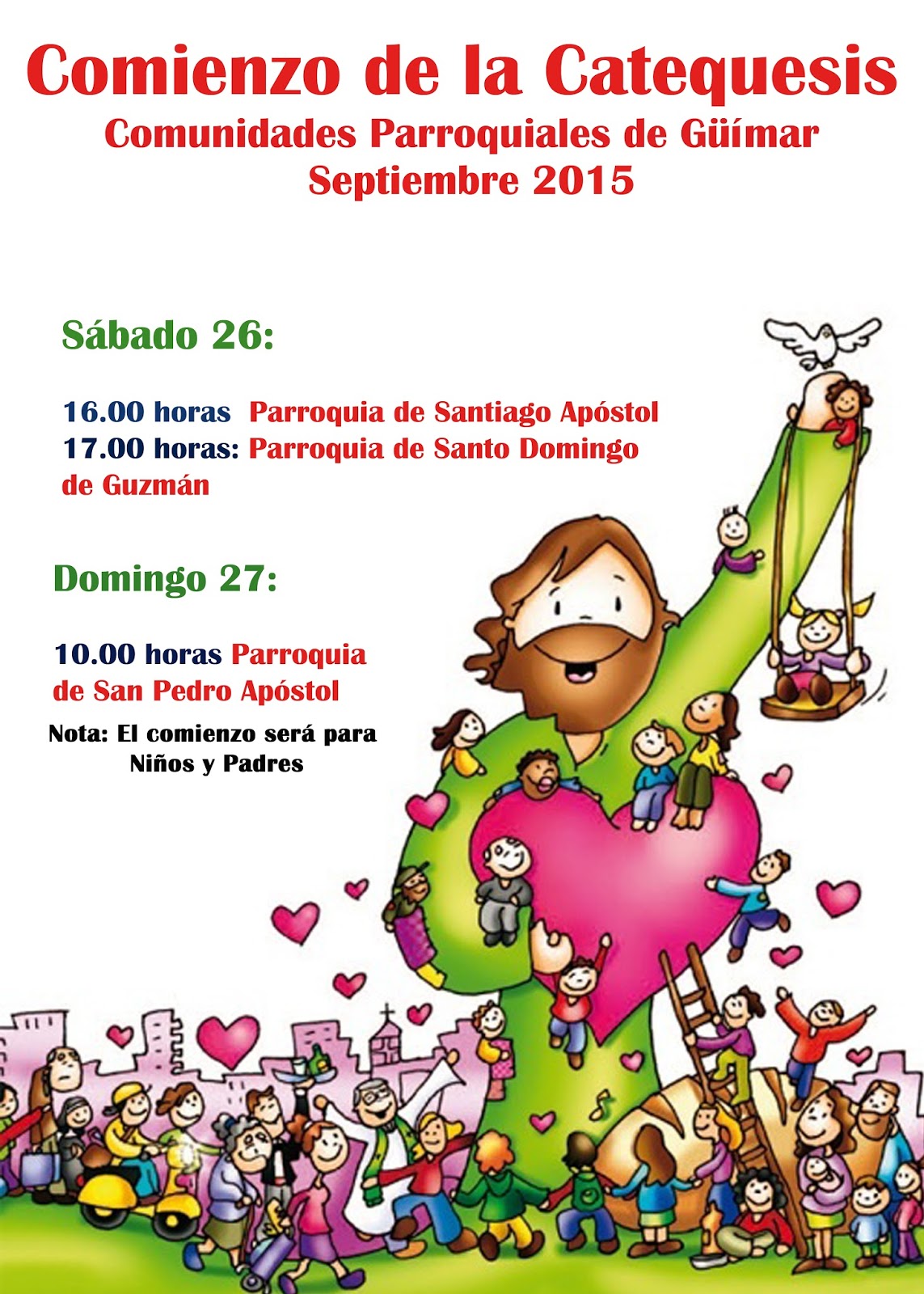 Comunidades Parroquiales de Güímar: Comienzo de la Catequesis