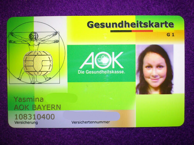 Rosa Wölkchen: Mein 500. Blog-Post + Die neue Gesundheitskarte mit Bild