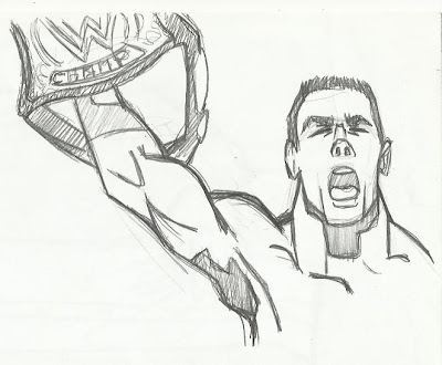 croquis en mattant wwe night of champions (spoiler inside)