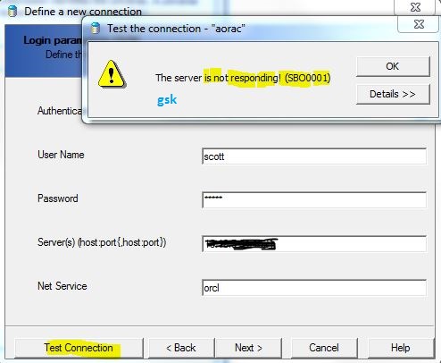 Knowledge is Here...: Universe Design Tool - Oracle jdbc connection error