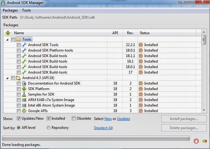 Vasanth Demo Blog Setting Up Android Environment