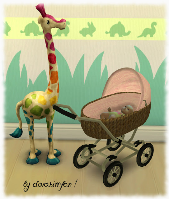 Sims Marktplatz: {S4} Kinderwagen