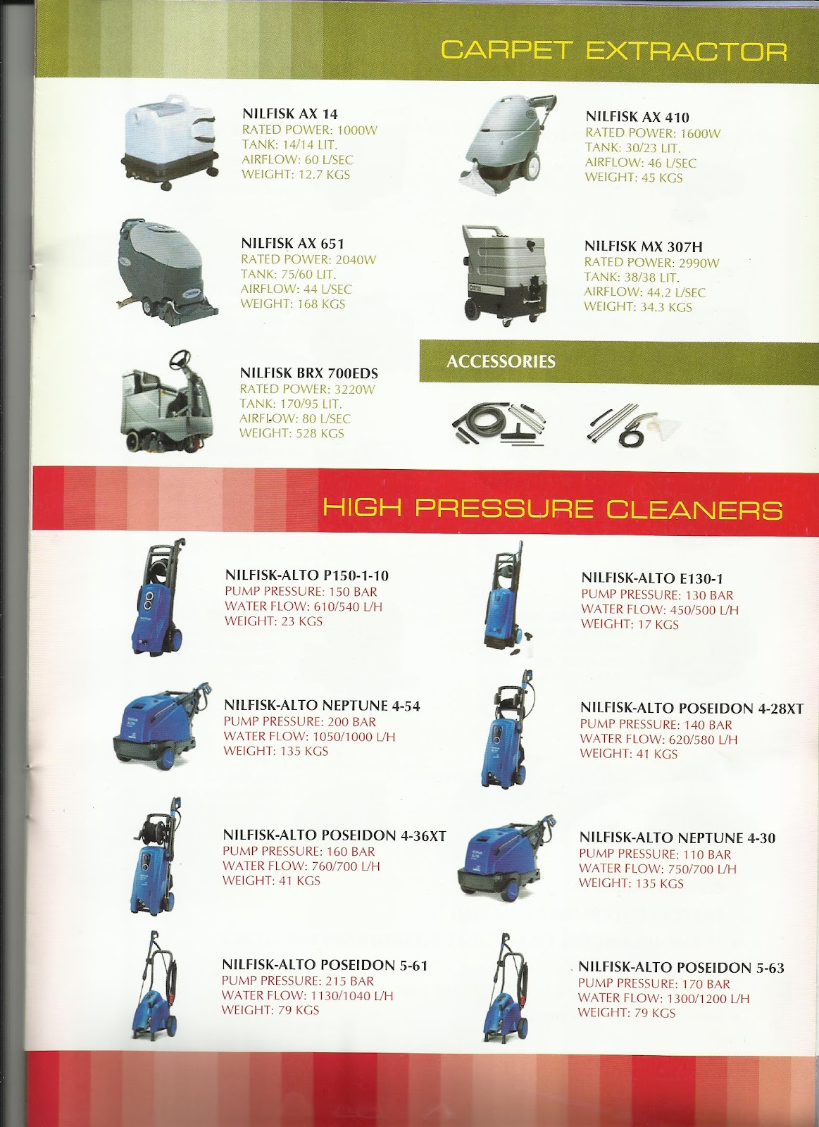 cleaning equipment for total cleaning of your asset