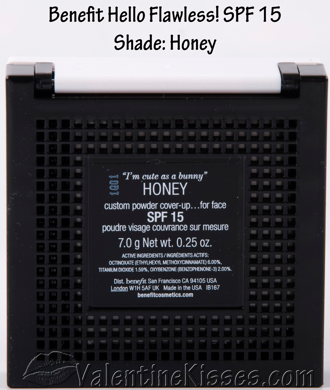 Valentine Kisses: Benefit Hello Flawless! SPF 15 in the shade Honey ...