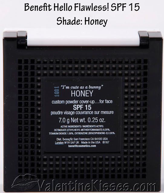 Valentine Kisses: Benefit Hello Flawless! SPF 15 in the shade Honey ...