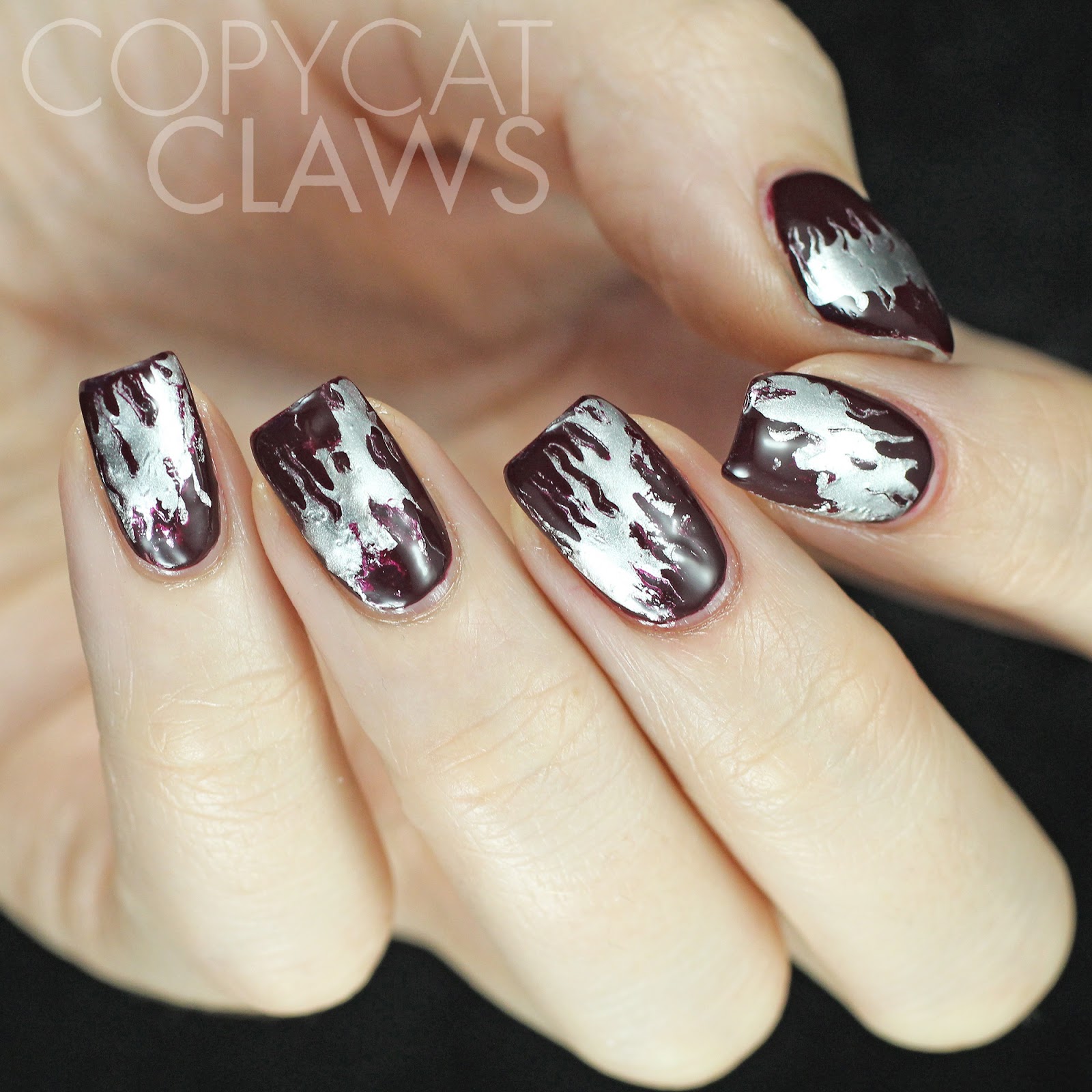 Copycat Claws: Needle Drag Nail Art