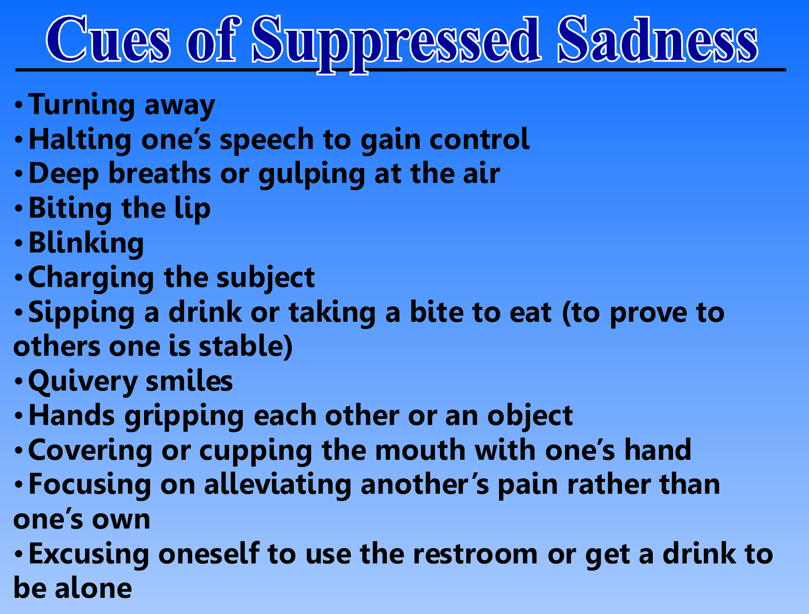 Meek-Geek: The Psychology of Writing: Character Development and Sadness