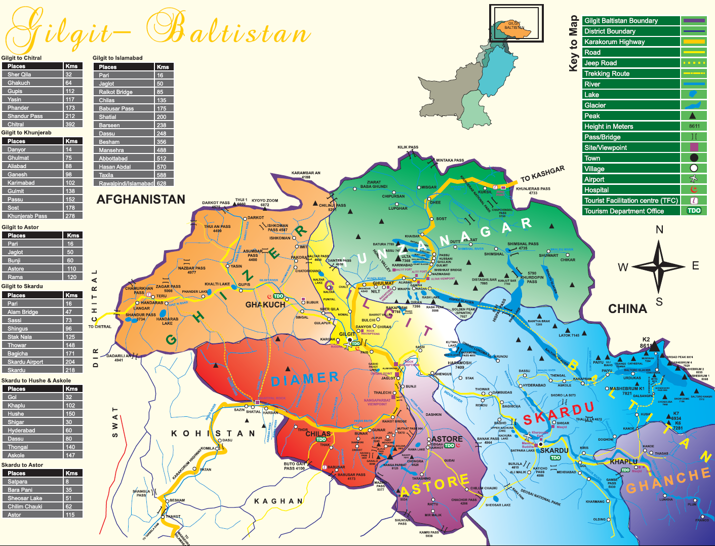 Hunza Adventure Tours®: About Gilgit Baltistan