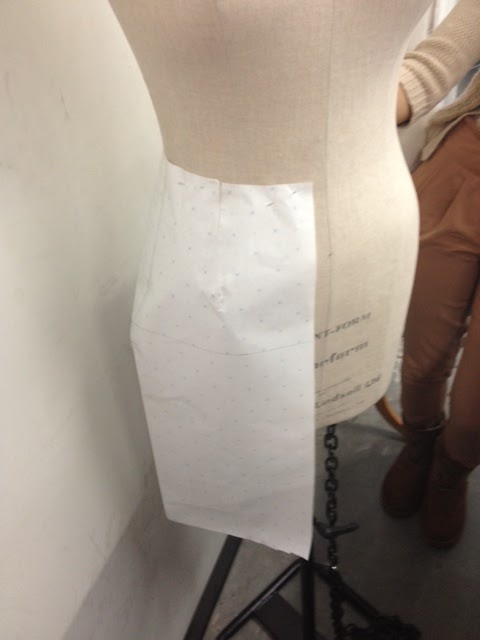 Sarah Caplin Creative Fashion: Experimenting with pattern cutting...