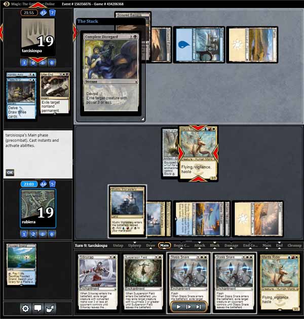 Magic the Gathering Adventures: [Standard] Mantis Rider and White ...