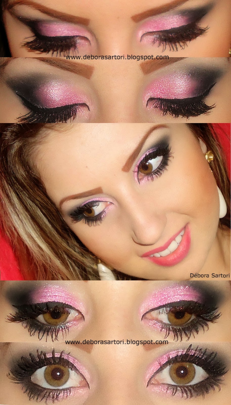 Só falta o noivo!: Make Up Rosa.