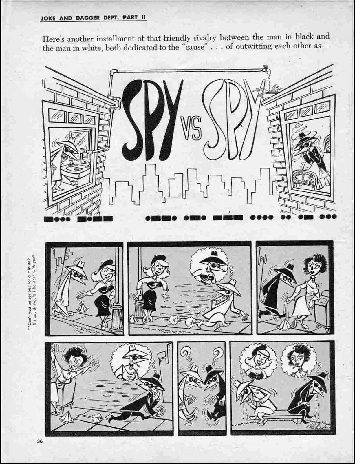 Free Comics Rostrum: The Classic Comedy Comic Strip Spy Vs Spy 01