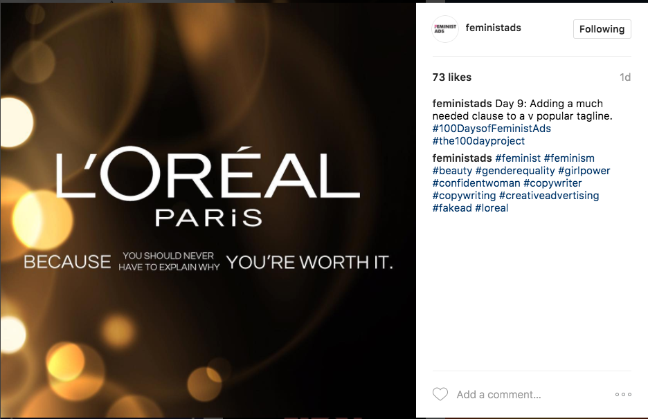 SylK's Playground: 100 Days of Feminist Ads