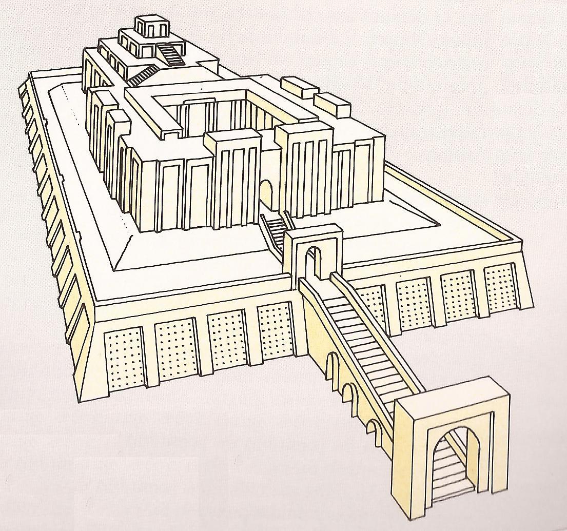 Por dentro dos zigurates.