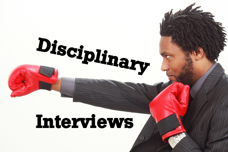 Trevor Stasik: Blog: DISCIPLINARY INTERVIEWS