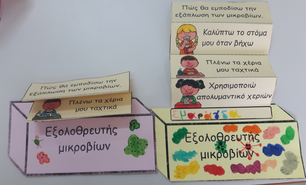 ...Το Νηπιαγωγείο μ' αρέσει πιο πολύ.: Ας γίνουμε εξολοθρευτές μικροβίων