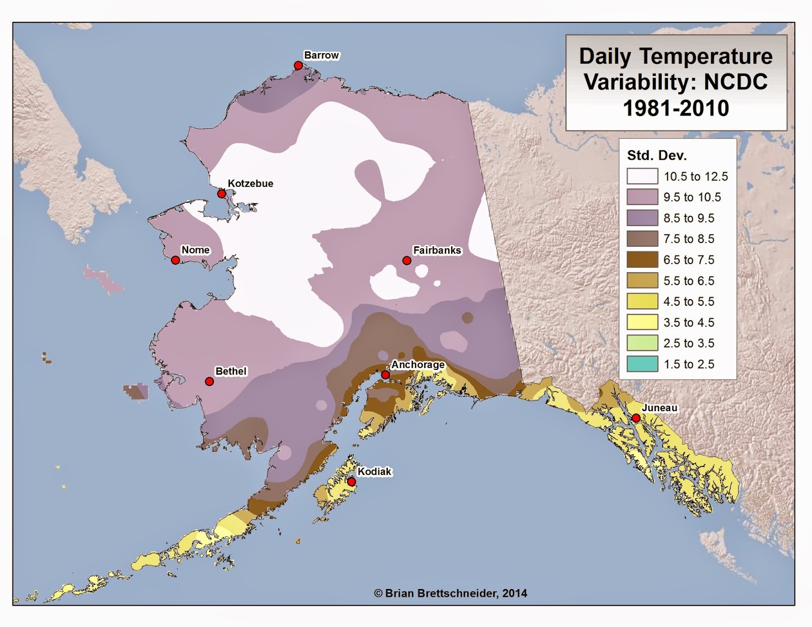 Deep Cold: Alaska Weather & Climate: Intra-Annual Climate Variability