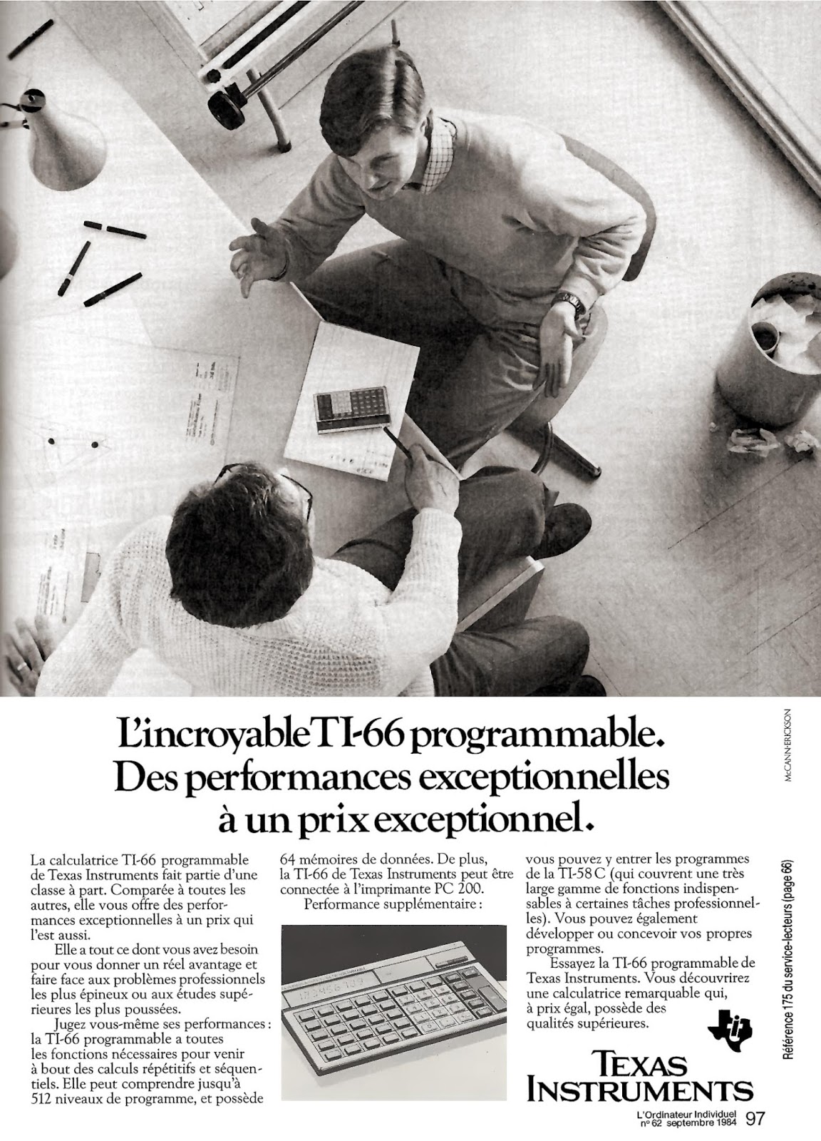 3,1416....DAMICALC: TI-66 PROGRAMMABLE