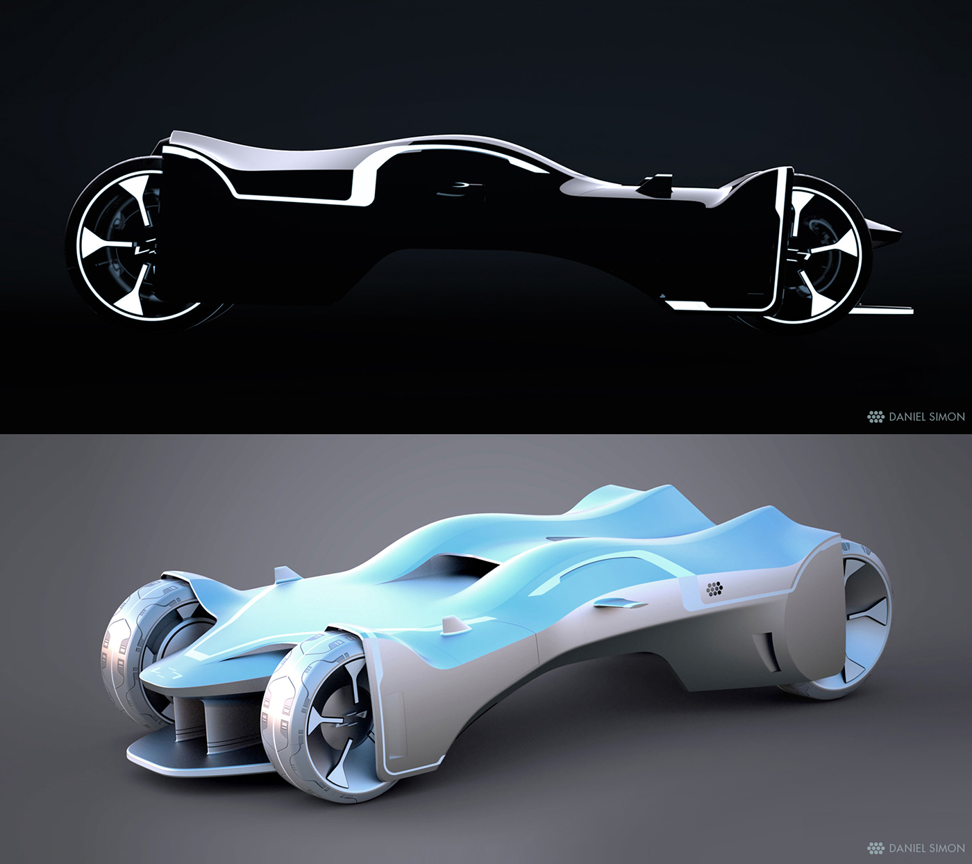 Tron Car for Shanghai Disneyland by Daniel Simon