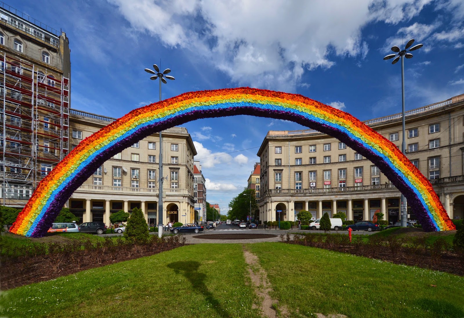 W-wa Jeziorki: Two rainbows