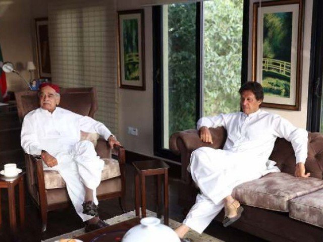 Veteran politician Malik Ghulam Mustafa Khar joined PTI