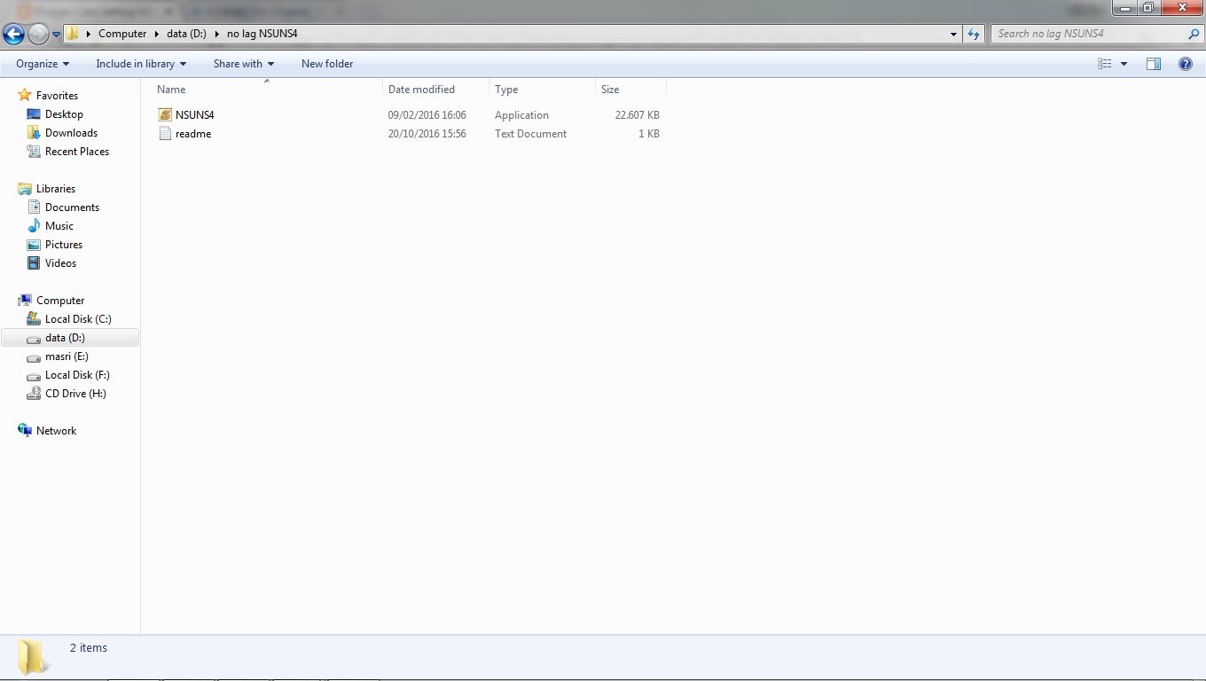 Cara Setting NSUNS4 No Lag