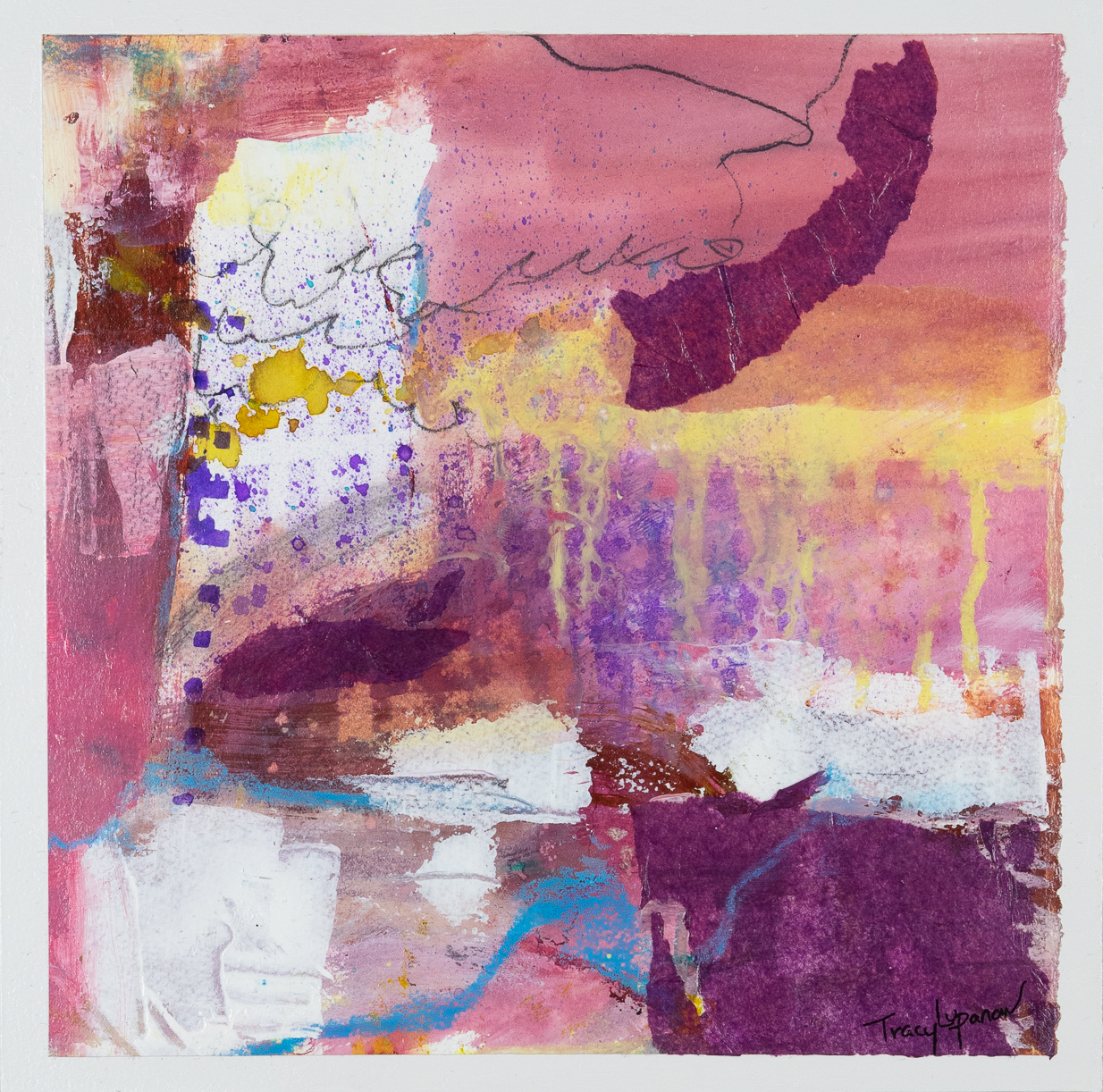 Where ART Lives Gallery Artists Group Blog: Pink Art, Mixed Media ...