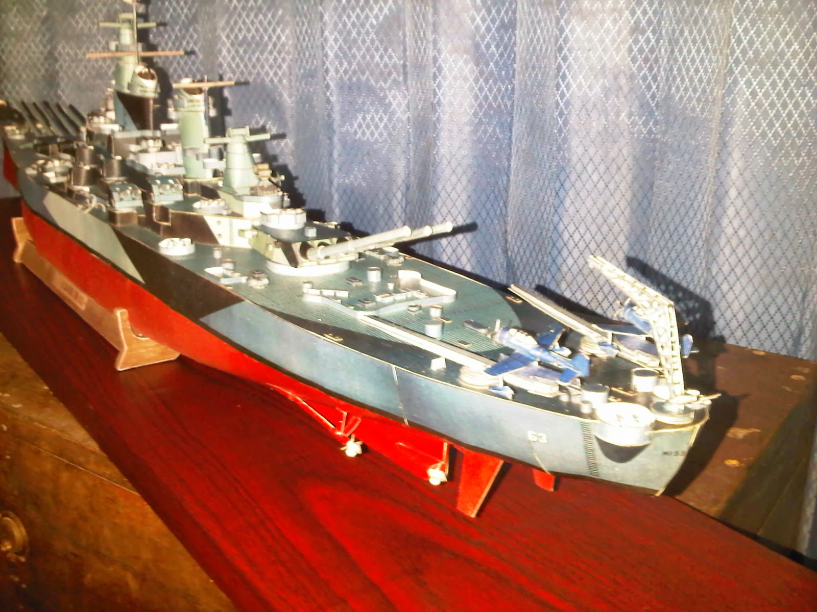 Papermodel Kapal Perang & Lain2: Papercraft USS Missouri