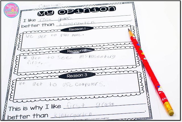 Teaching With Love and Laughter: Opinion Writing and More!