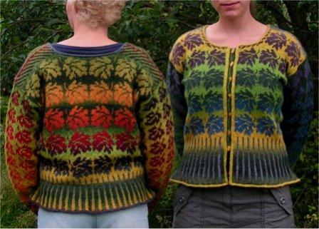 Stilling: Autumn vest Kauni, design Ruth Sorensen