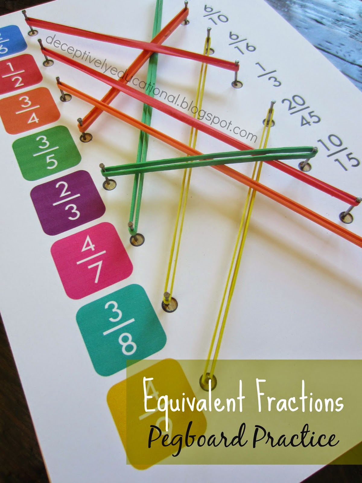 Relentlessly Fun, Deceptively Educational: Equivalent Fractions ...