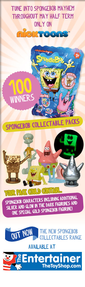 NickALive!: WIN 1 Of A 100 "SpongeBob SquarePants" Collectables And A ...