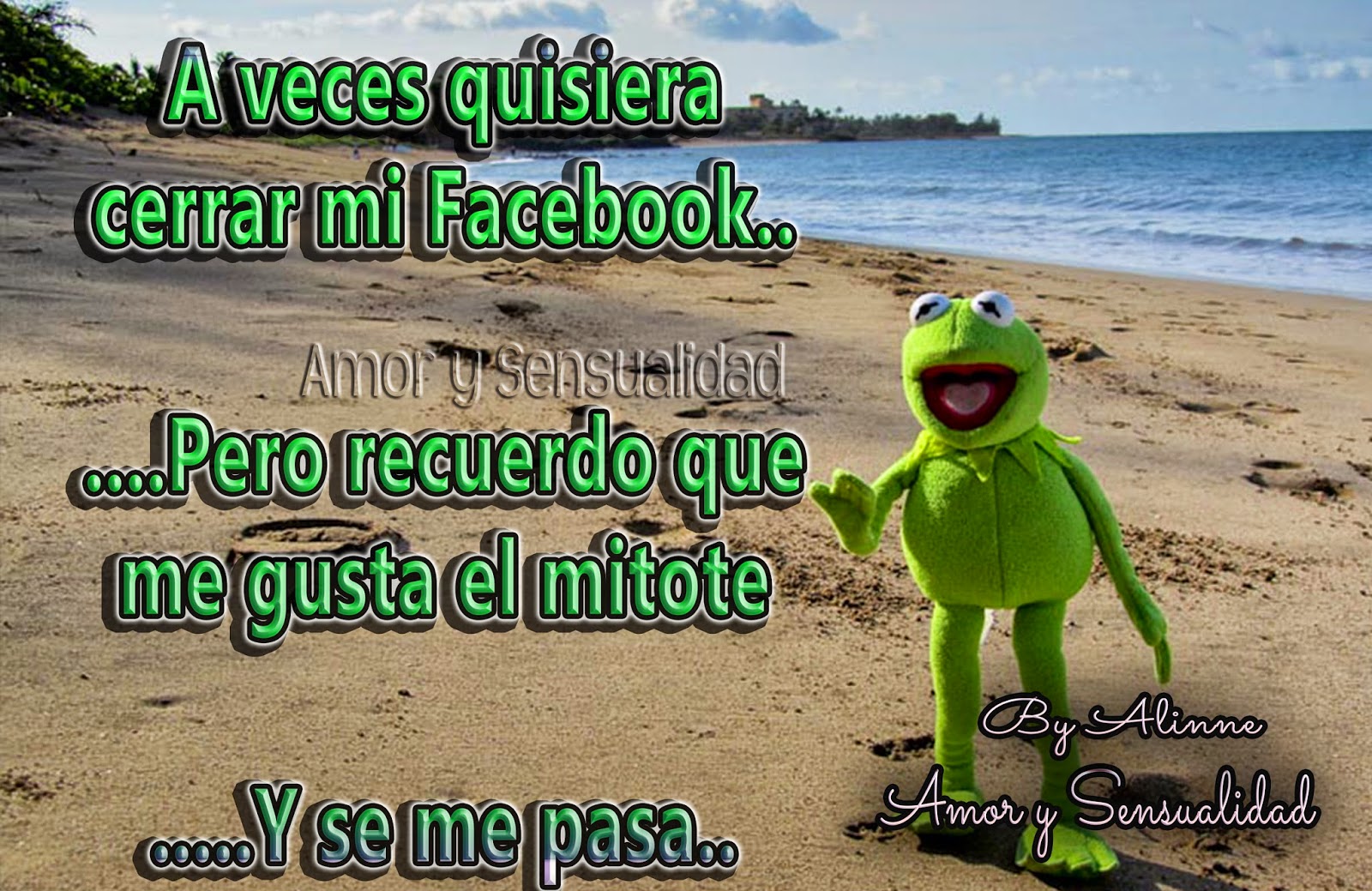 AMOR Y SENSUALIDAD: FRASES CON LA RANITA RENE