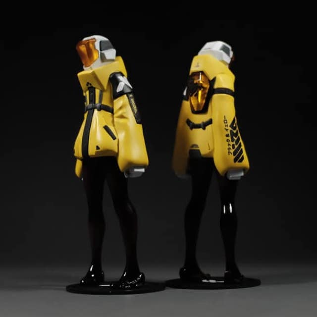 Invasion Toys-exclusive MIRA Black & Yellow colorway by Derri Abraham