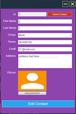 C# Contacts Information System Source Code - 1BestCsharp