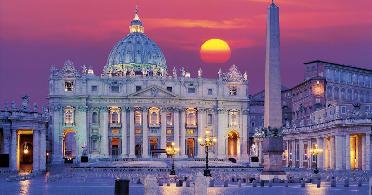 lugares mas turisticos del mundo: Basílica de San Pedro del Vaticano, Roma
