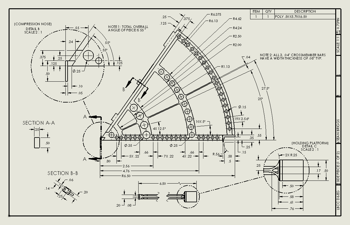 Sean Briggs Drafting: Bridge Project