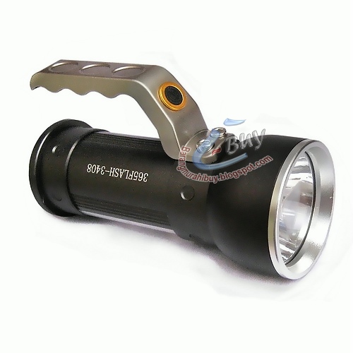 Senter T6 Lentera 2 Baterai Police Terang