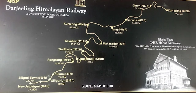 Darjeeling toy train timings