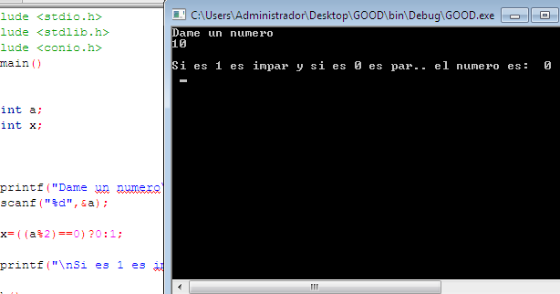 PROGRAMACIÓN ESTRUCTURADA: Programa para determinar si un número es par ...
