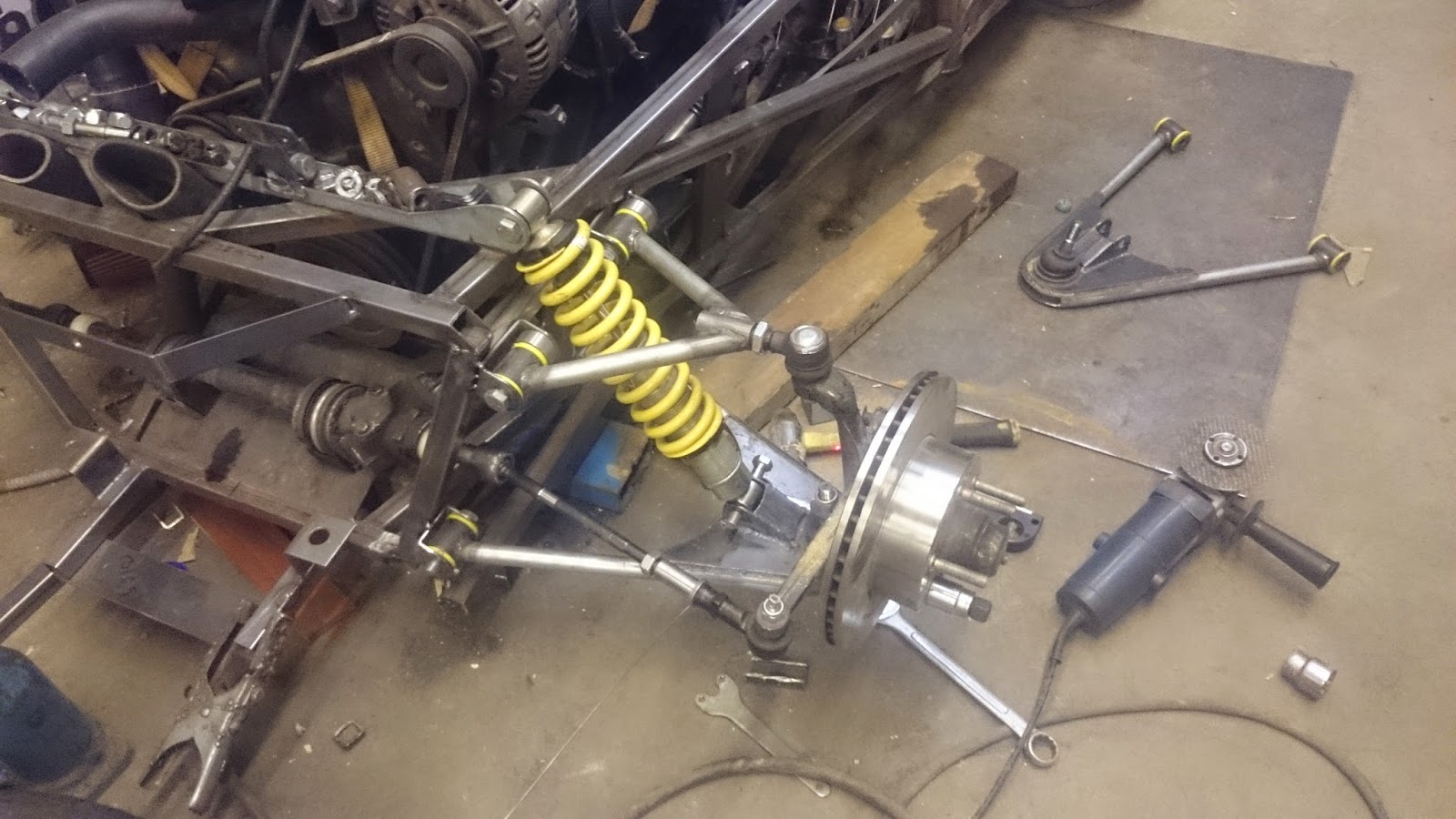 Locost McSorley 442: Noskon och framvagn