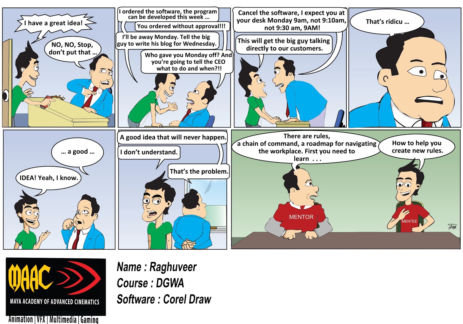 Maac: Corel Draw Work