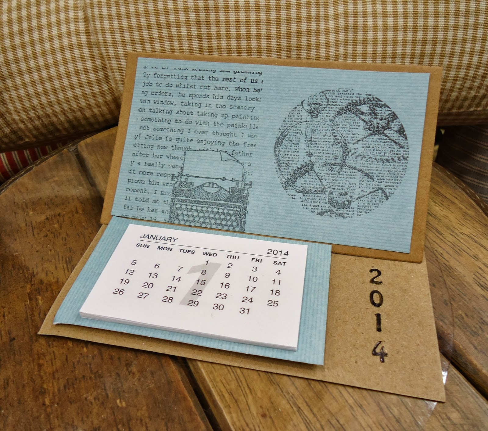 Inspiring Ideas Gift & Craft Store: Calender & Card in one - how clever!