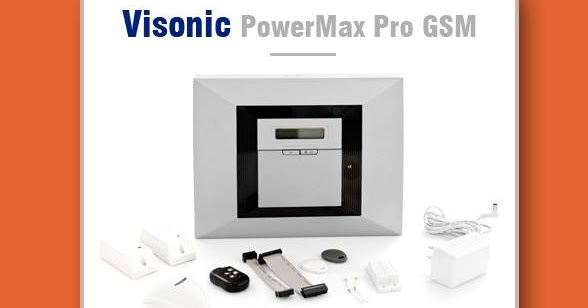 Fitted Home Alarms VisonicPowermaster : Visonic PowerMax Pro GSM