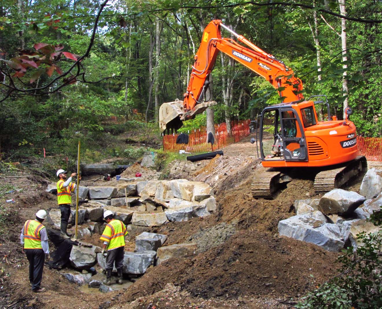 hickory cluster: stream restoration