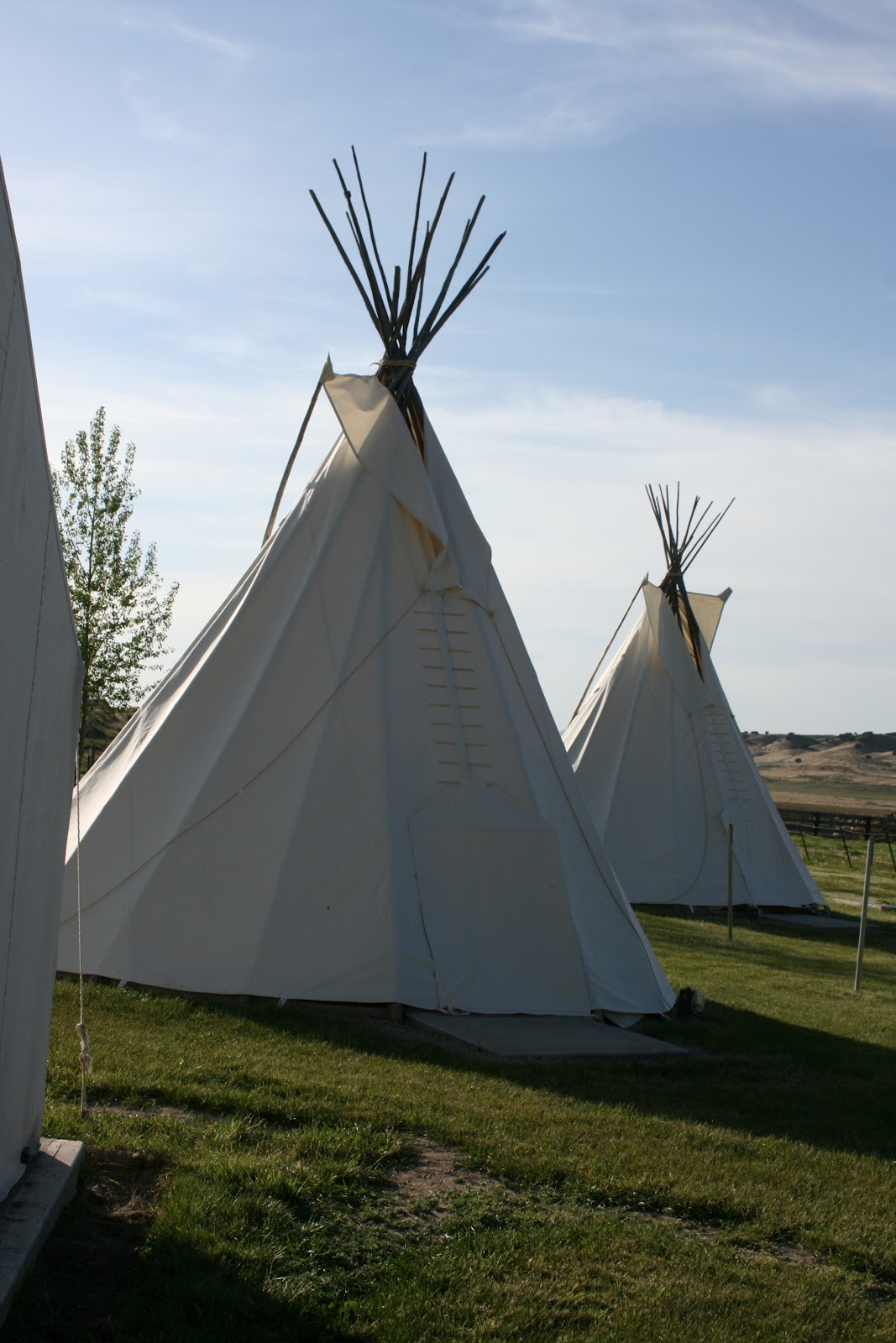 Downata Hot Springs: Our new tepees.
