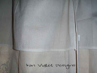 Iron Violet Designs: Drop Cloth Curtains
