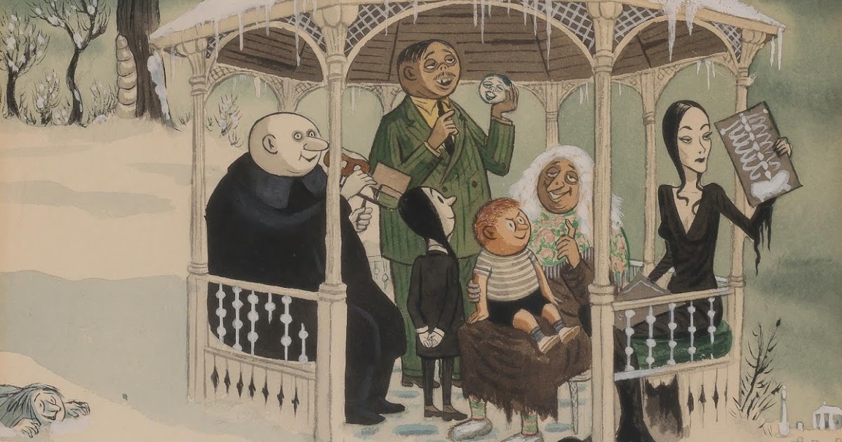 Attempted Bloggery: Dear Dead Days Book Cover by Charles Addams