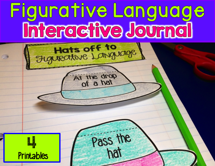 Figurative Language Similes Idioms & FREE Sample | Teach123