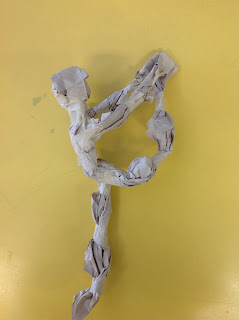 Paper Figures Art Lesson